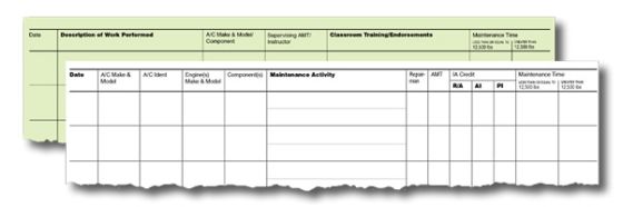 Books :: Maintenance :: AMT LOGBOOK